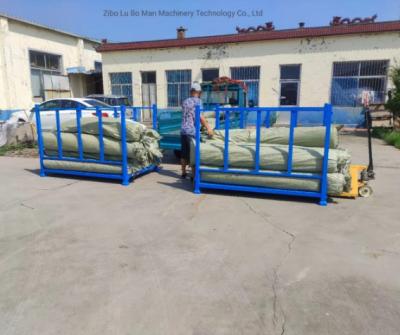 China Estantes de empilhamento de aço revestidos com pó com rodas de roda 2000 mm de altura de postura 4 rodas de design portátil à venda