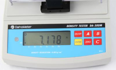 China Multi-function Digital Densimeter Factory Price Density Measuring Device for Wood Furniture DE-120M for sale