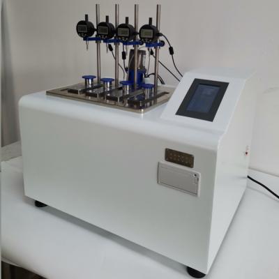 China DH-300A Touch Screen Vicat Softening Point Temperature Tester, HDT Vicat Testing Machine for Plastic Rubber Materials for sale