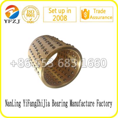 China Many sizes oilless bush supply copper bushing，plastic bearing，ball retainer cage for sale