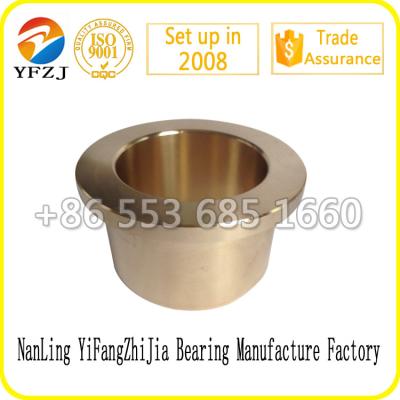 China Oilless bearing gold supplier plain bearing ,bronze bushing,flange  bearings for sale