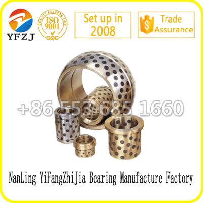 China Self-lubricating Oilless bearing ,copper bush,bronze bush with Graphite for sale