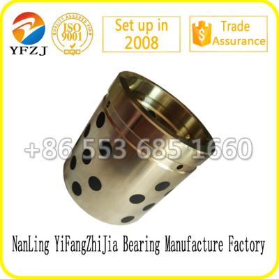 China Copper Alloy Buried Solid Lubricating Bushes, graphite bush,brass bush for sale