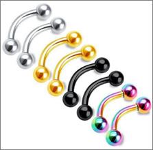 China Curving Barball Fashion Jewelry for sale