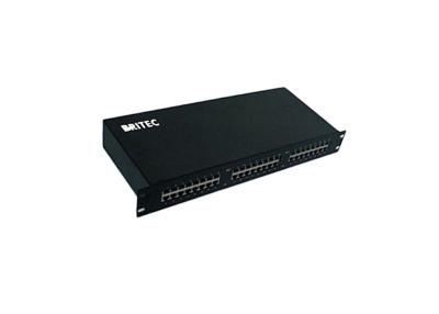China 24 Port Rj45 Ethernet rackmount Network Lightning arrester Rack rj45 spd ethernet surge protection devices china for sale