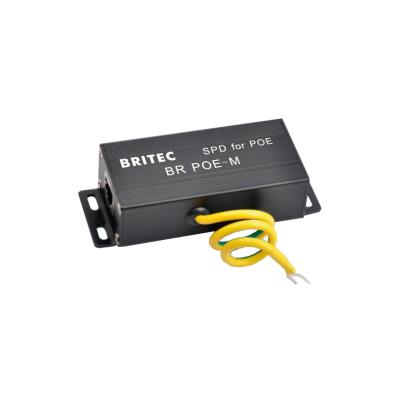 China BR-POE-M 48V Protector de señal de arresto de sobretensiones Poe Protector de potencia de señal por Ethernet Spd China proveedor de protector de sobretensiones de datos en venta