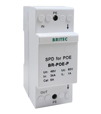 China BR-POE-P 1A Spd Data Signal Protector Poe Surge Arrestor for sale