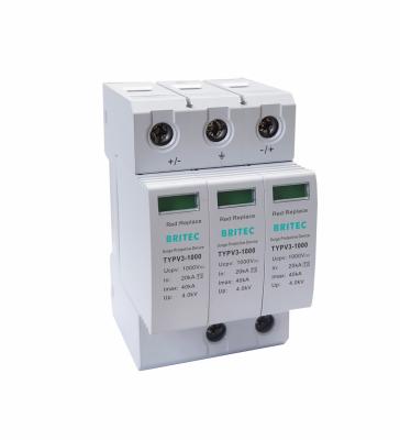 China TYPV3 1000 Type 2 PV Surge Arrester Dc Surge Protection SPD Power Surge Protective Device for sale