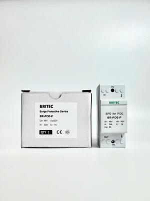 China BR-POE-P Protección contra sobretensiones de la red de datos rj45 en venta