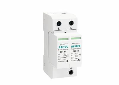 중국 AC SPD 2는 MOV 60 혼 딘 레일 유형 2 서지 차단 장치를 막대기로 받칩니다 판매용