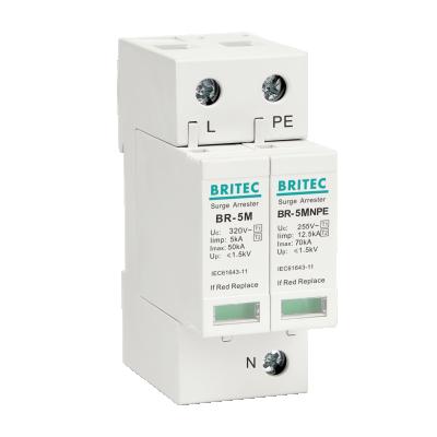 中国 1P + NPE力電光サージの防止装置のクラスI + II AC SPD 販売のため