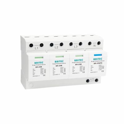 China BR-25M 320 3+1 Surge Protective Device  Electrical Surge Protection System spd protection device industrial surge suppressor for sale