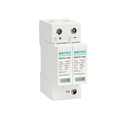 China BRPV3-1000GD GDT 1000V Solar Dc Spd  PV surge protection device for sale