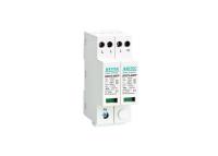 China Type 2 + Type 3 AC Surge Protector 4 Pole 40kA Imax with Remote Indication for Power Systems for sale