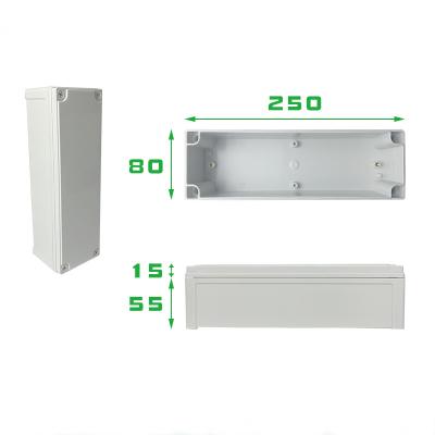 China TY-8013070 Electrical Junction Box  ABS Enclosure Ip67 Outdoor 80*130*70mm for sale