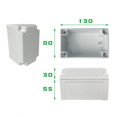 China TY-8013070 Electrical Junction Box  ABS Enclosure Ip67 Outdoor 80*130*70mm for sale