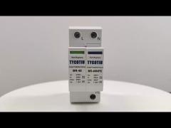 TVSS 150 V/275 V/320 V/385 V/440 V 40KA Din Rail Power bliksembeveiliging Overspanningsafleider Eenfase