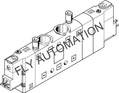 Chine Vannes électromagnétiques GTIN4052568138042 pneumatiques de FESTO CPE24-M1H-5/3ES-3/8 170268 à vendre