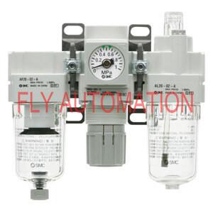 China SMC AC20-B TO AC60-B Air Filter Regulator And Lubricator Threads for sale