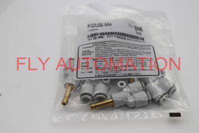 China SMC KQ2U06-99A PBT Push To Connect Tube Fitting Plug In Wye 6 Mm Tube Od White for sale