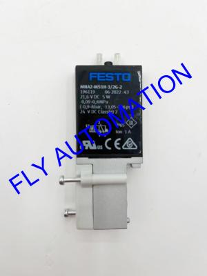 China válvulas electromagnéticas neumáticas MHA2-MS1H-3/2G-2 196119 de 24V DC en venta