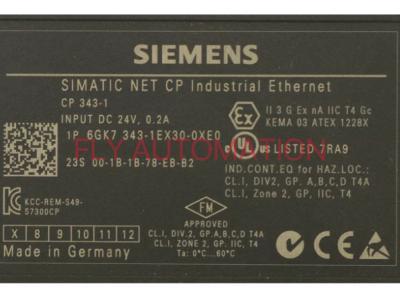 China PLC van SIEMENS 6GK7343-1EX30-0XE0 Simatic S7 Communicatie Bewerker CP 343-1 Te koop