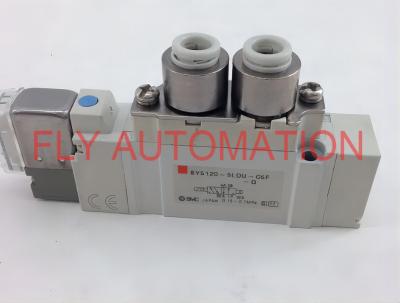 China SY5120-5LOU-C6F-Q válvula de solenoide de aire de 2 posiciones de piloto único 24 VDC Serie SY5000 en venta