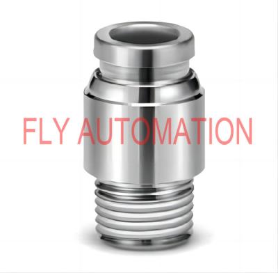 중국 SMC KQB2S06-02S 금속 남성 헥스 KQB2 청동 1 터치 피팅 판매용