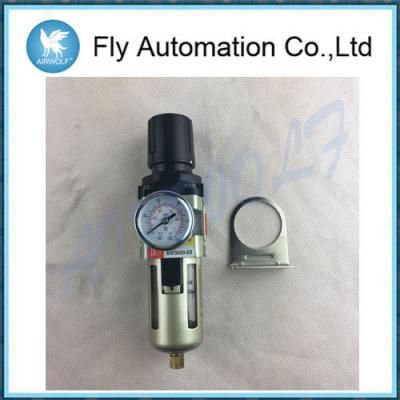 China Techno Air Preparation Units Regulator Filter SMC Automatic Drain AW3000-02 AW3000-03 G1/4 G3/8 for sale