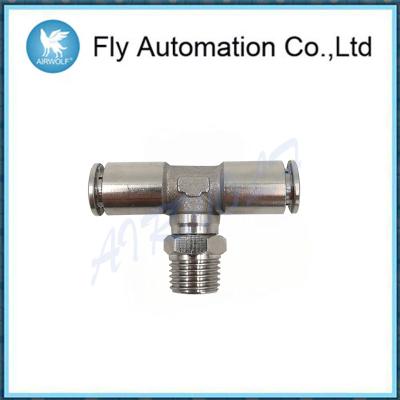 중국 S6430 시리즈 압축 공기를 넣은 관 이음쇠 회전대 남성 티 Sprint 니켈에 의하여 도금되는 고급장교 판매용