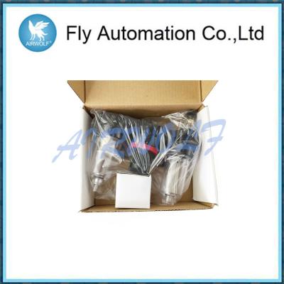 China White Lucency Plastomer Air Filter Regulator Lubricator Atomized Ac2000 1 / 4