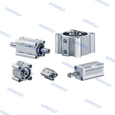 China SMC CQ2B Compact Double Acting Pneumatic Cylinder Aluminum Alloy for sale