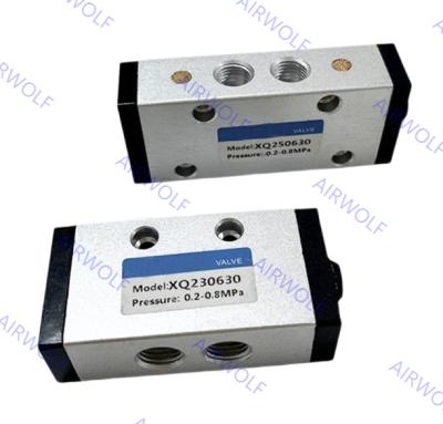Cina Valvola pneumatica in alluminio serie XQ, con guarnizione NBR, per controllo a 3/2 vie e 5/2 vie in sistemi ad aria compressa secca in vendita