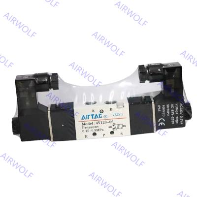 Cina Valvole a solenoide elettriche in lega di alluminio AIRTAC serie 4V100 a 5/2 vie, 5/3 vie M5 1/8 con pressione di esercizio 0,15~0,8 MPa e intervallo di temperatura di lavoro -20~+70°C in vendita