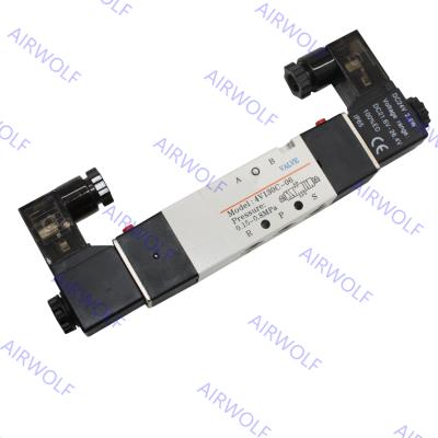 Cina Elettrovalvole a solenoide elettriche in lega di alluminio a 5/2 vie, 5/3 vie con attacco da 1/8" - Intervallo di temperatura di esercizio da -20 a +70°C e pressione di esercizio da 0,15 a 0,8 MPa in vendita