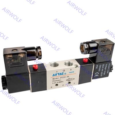 China AIRTAC 4V200 Series 5/2 way, 5/3 way Electric Solenoid Valves 1/8" Port Size with Directional Control Function and 0.15~0.8MPa Operating Temperature for sale