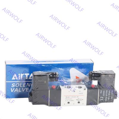 China AIRTAC 4V200 Series 5/2 way, 5/3 way Electric Solenoid Valves 1/8" Port Size with Directional Control Function and 0.15~0.8MPa Operating Temperature for sale