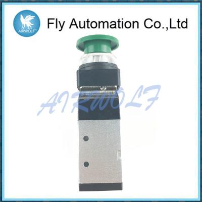 China Aluminium Alloy 5/2 Way Pneumatic Manual Valve Compressed Air Fluid for sale