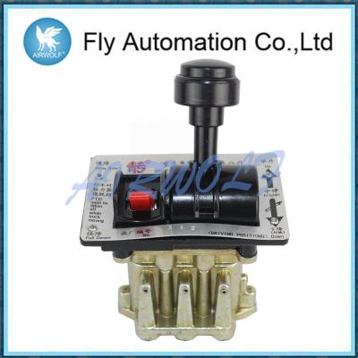 China Silver Aluminum Alloy Dump Truck Valve / 6CV-D Tipper Controls Six Hole for sale