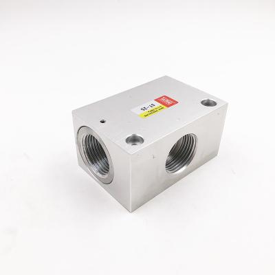 China Finger Reversing Pneumatic Manual Valve Straight Stroke ST-25 Shuttle Valve for sale
