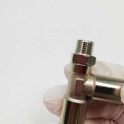China Air Screwdriver Pneumatic Tube Fittings Three Way Side Threaded Joint Compression Fitting for sale