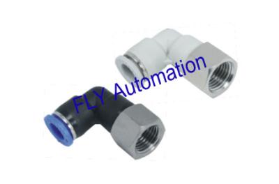 Cina Rapido Clamp PLF Pisco femmina gomito zinco ottone metrica Raccordi tubo pneumatico in vendita