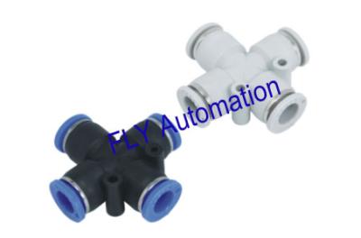 중국 PZA, PZB, PZC 원터치 Pisco 크로스 플라스틱 공 압 튜브 피팅 판매용