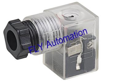 China 9.4MM 2+1GND DIN43650C IP65 MPM Solenoid Electromagnetic Induction Coil Connector for sale