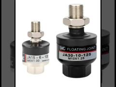 SMC Standard floating joint for pneumatic and hydraulic cylinder JA6-3-050 JA63-18-150 JA10-4-070 JA80-20-150 JA15-5-080 JA80-20- 250 JA15-6-100 JA80-22-150 JA20-8-100 JA100-24- 300 JA20-8-125