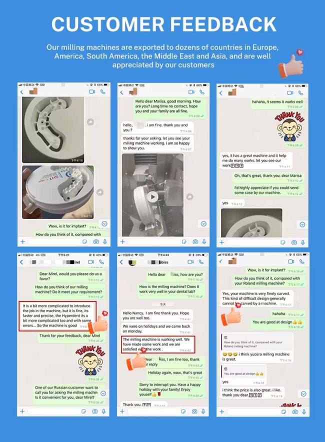 International customer testimonials