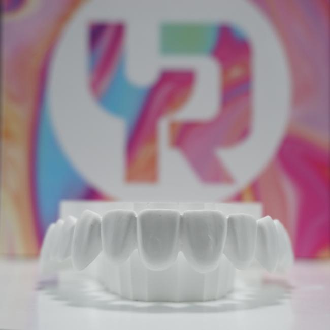 Close-up of Zirconia Block Structure