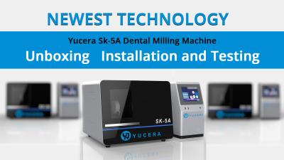 Denture 800w 5 Axis Dental Milling Machine 0.02mm Precision