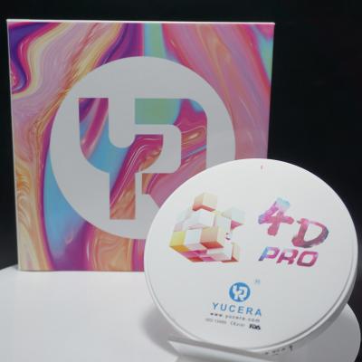 China 16 Schatten und mehrschichtige Prodiskette des Zirkoniumdioxid-Block-4D für vorhergehendes/Hinterteil bleichen zu verkaufen