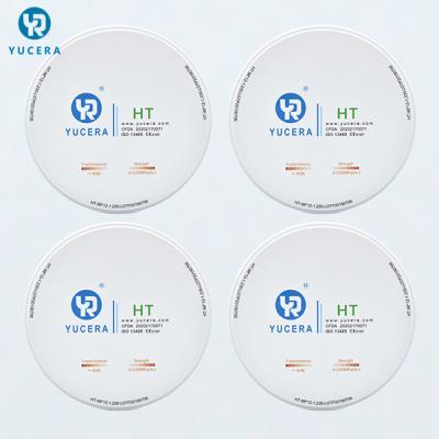 China China Dental Products Yucera CE Certificate Dental Ceramic Zirconia Block for sale